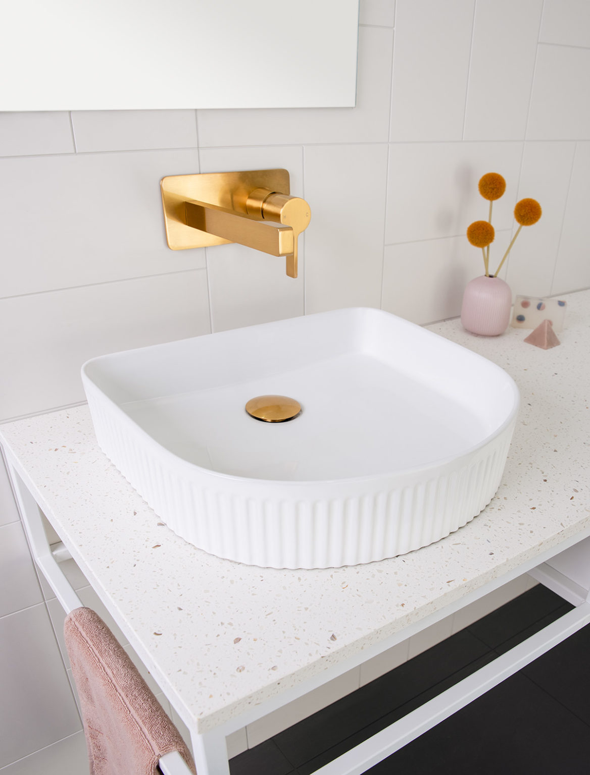 Fluted Above Counter Basin | Architectural Designer Products
