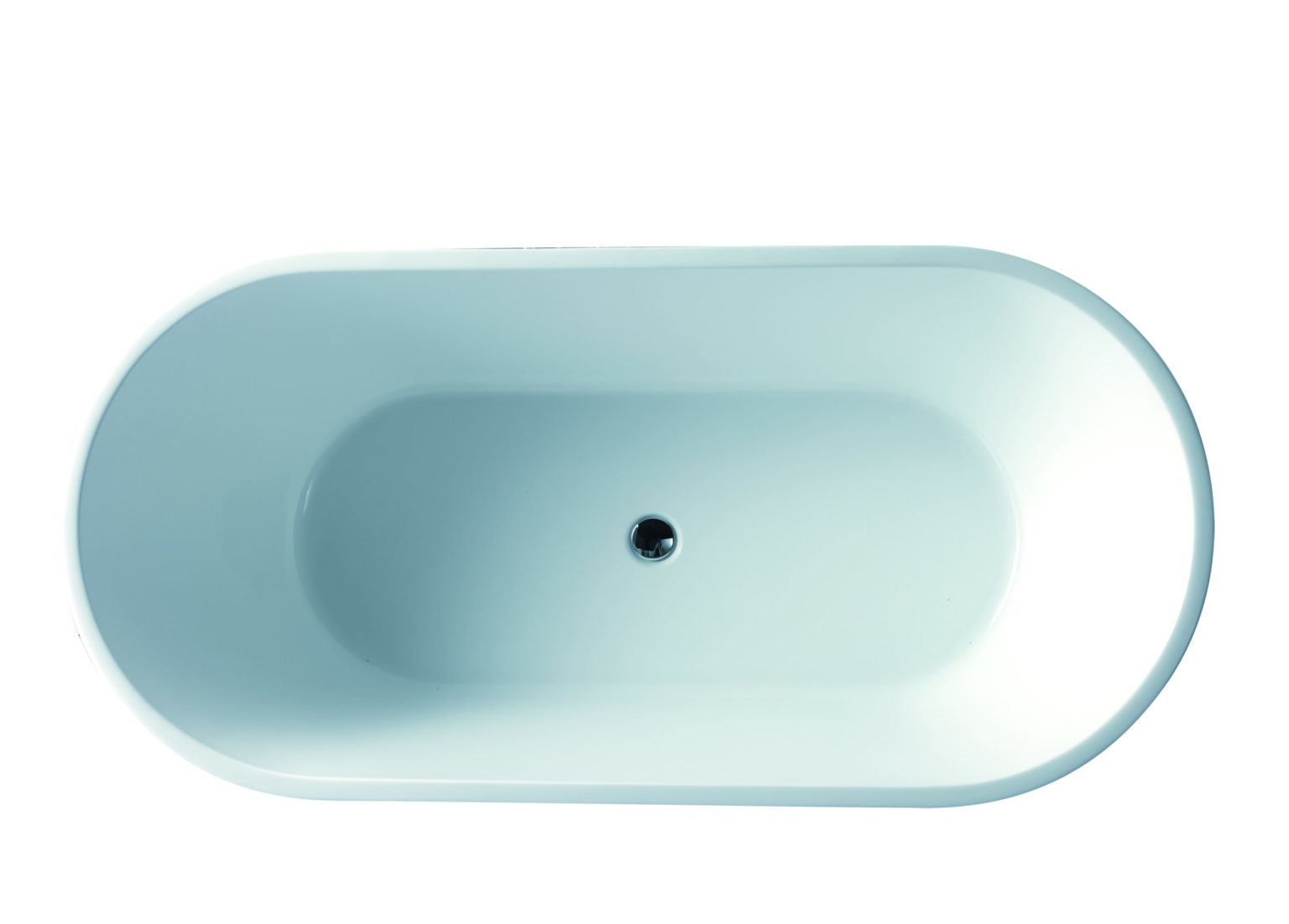 Prezzo Freestanding Bath with Integrated Overflow Gloss White