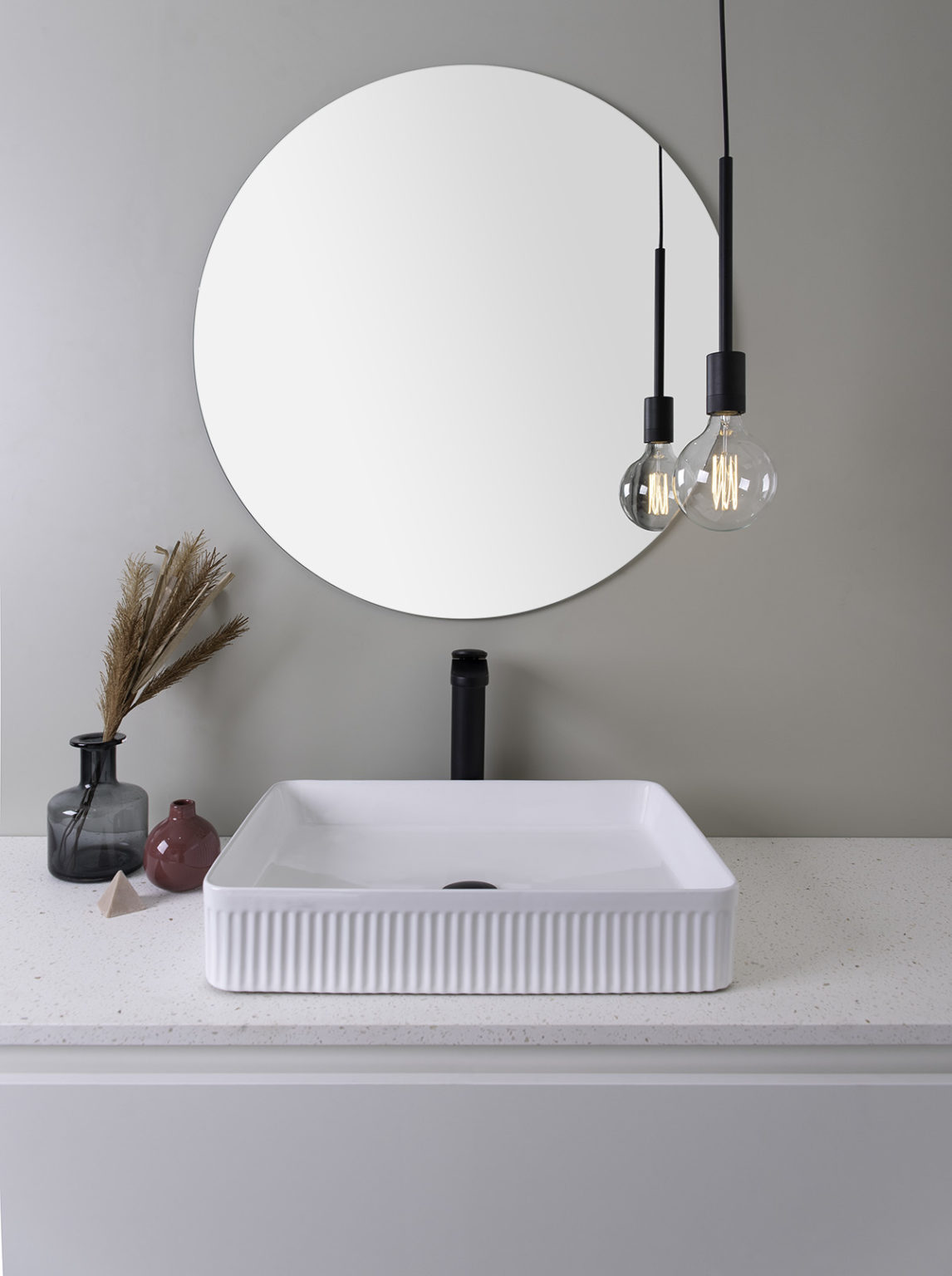 Fluted Above Counter Basin | Architectural Designer Products