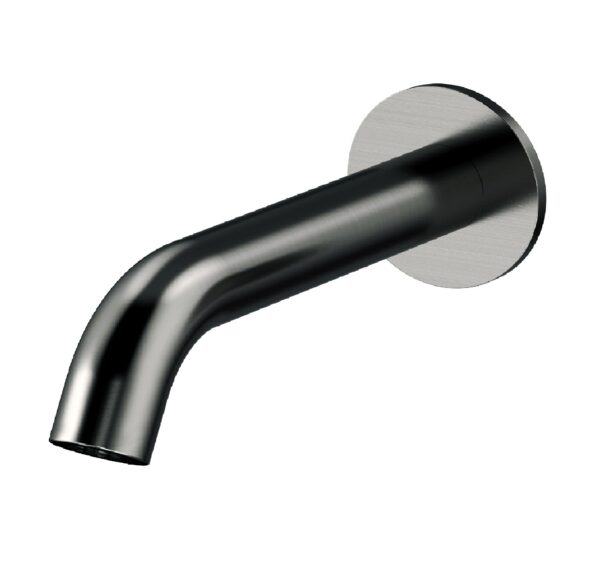 Axus Round Wall Mounted Spout 150mm Spout Brushed Gun Metal